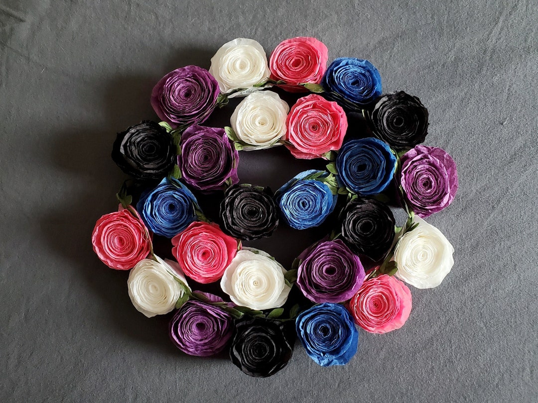 Genderfluid Pride Garland, Genderfluid Pride Flower Garland ...