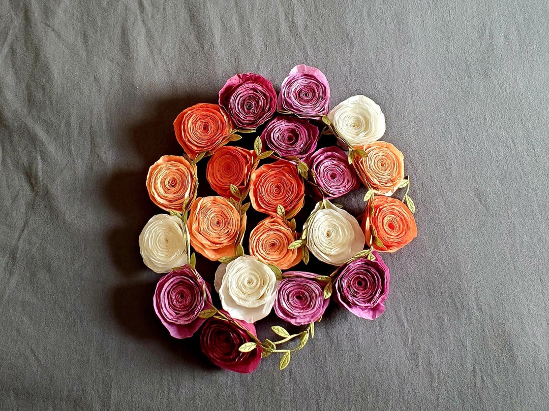 Lesbian Pride Garland, Lesbian Pride Flower Garland, Lesbian Pride ...