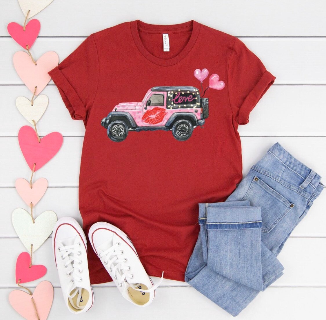 Love Jeep Valentines/valentine Jeep Shirt /love Jeep Life / | Etsy