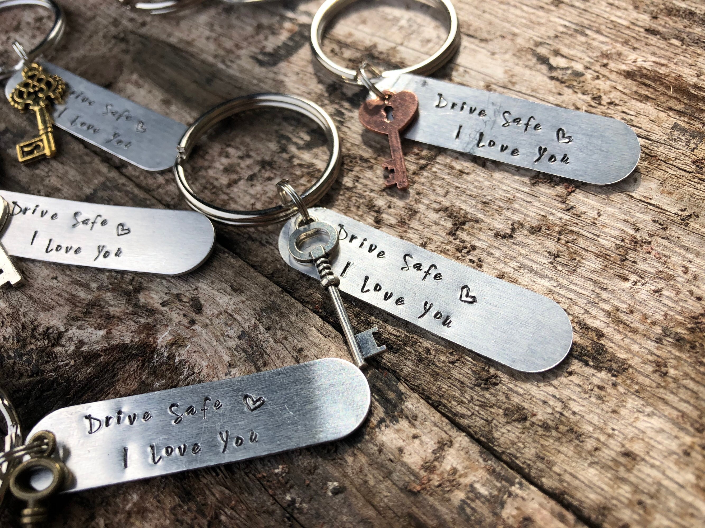 Drive Safe I Love You Keychain / Drive Safe Keyring / Drive | Etsy