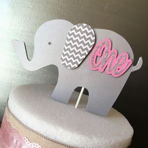 Elephant Cake Topper, Elephant Centerpiece, Elephant Birthday Party ...