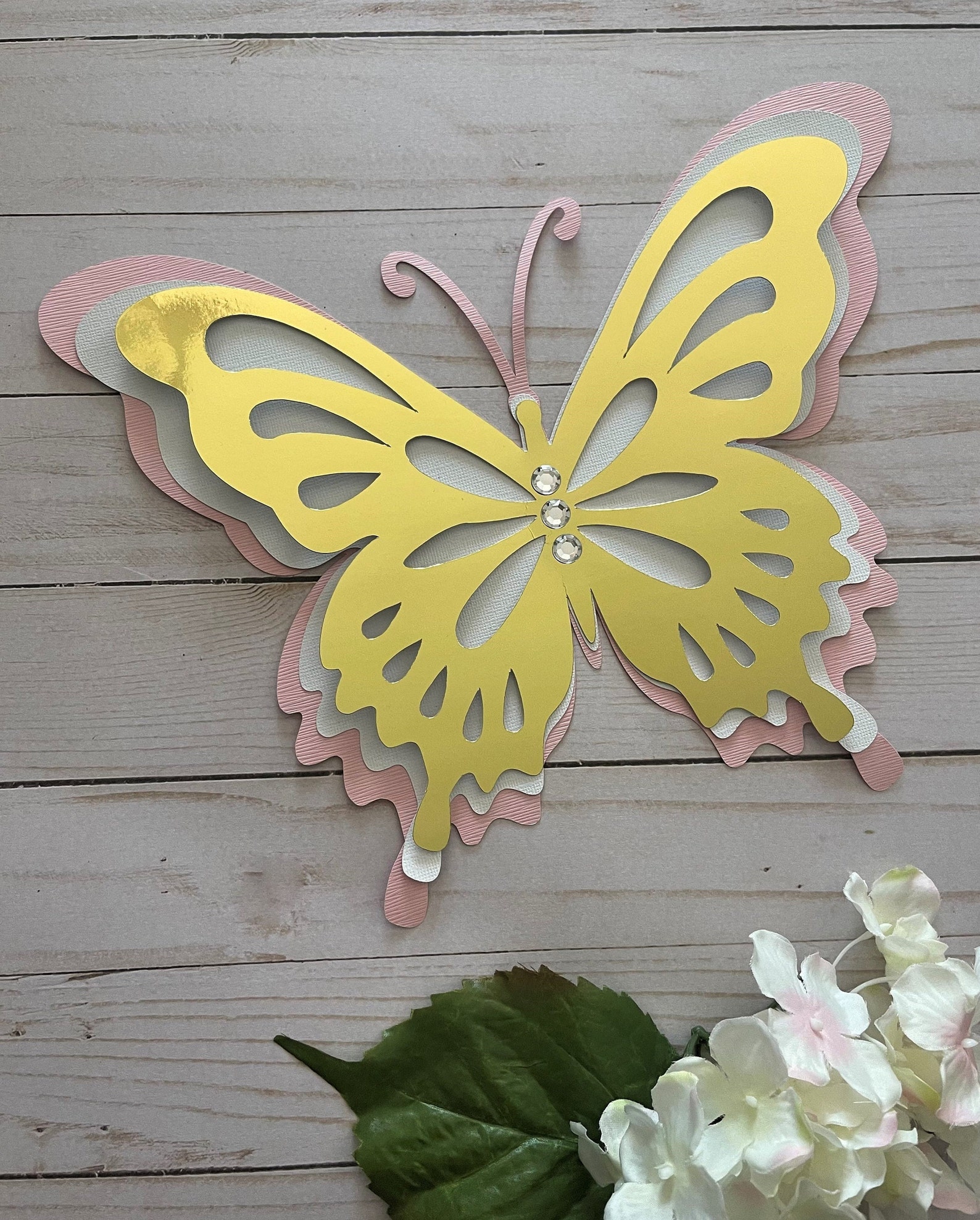 12 Inch Butterfly 3D Butterflies Large Butterflies - Etsy