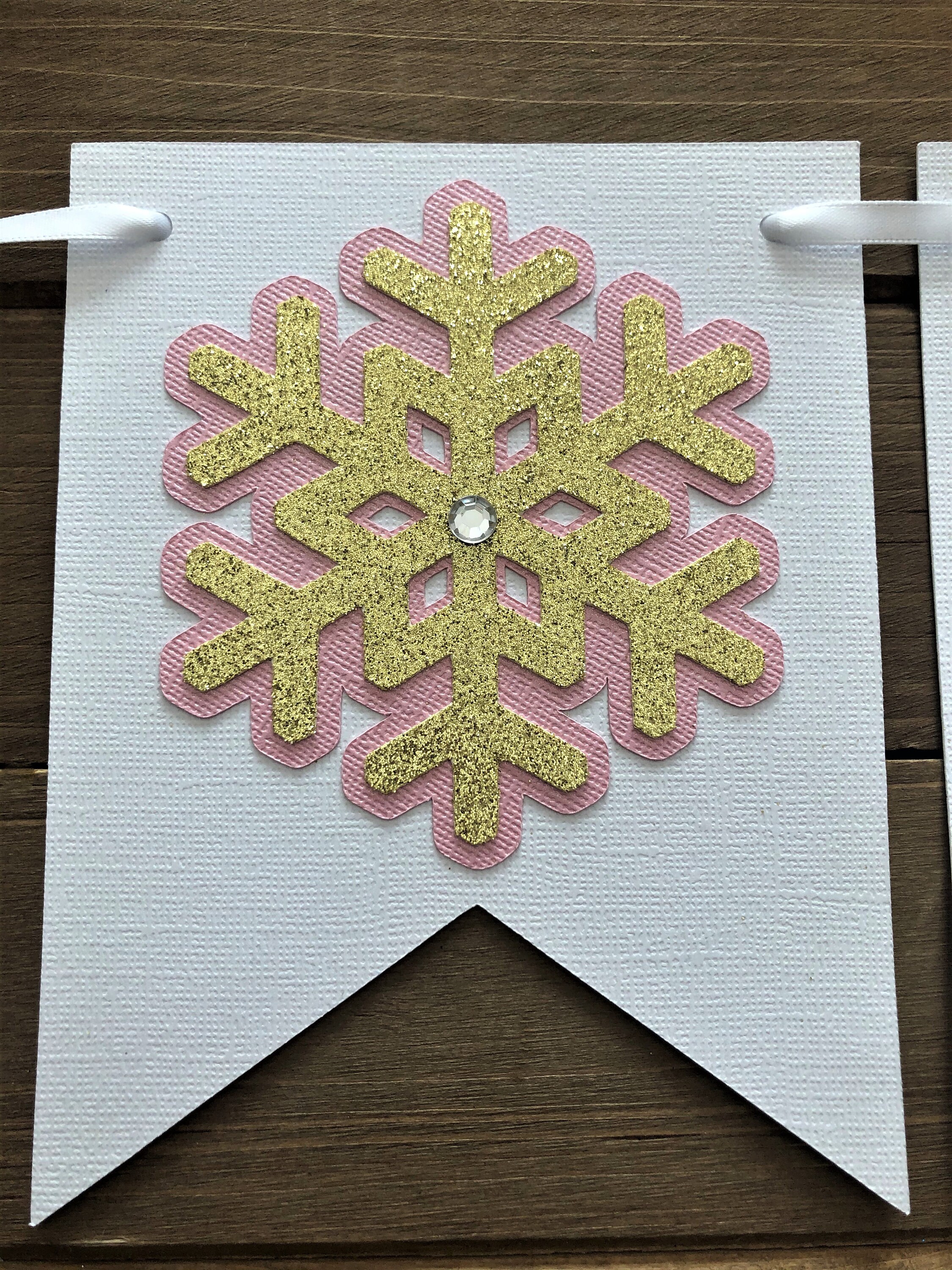 Custom Snowflake Banner Winter Onederland Snowflake 1st | Etsy