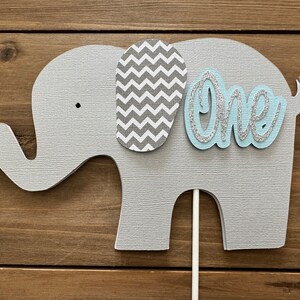 Elephant Cake Topper, Elephant Centerpiece, Elephant Birthday Party ...