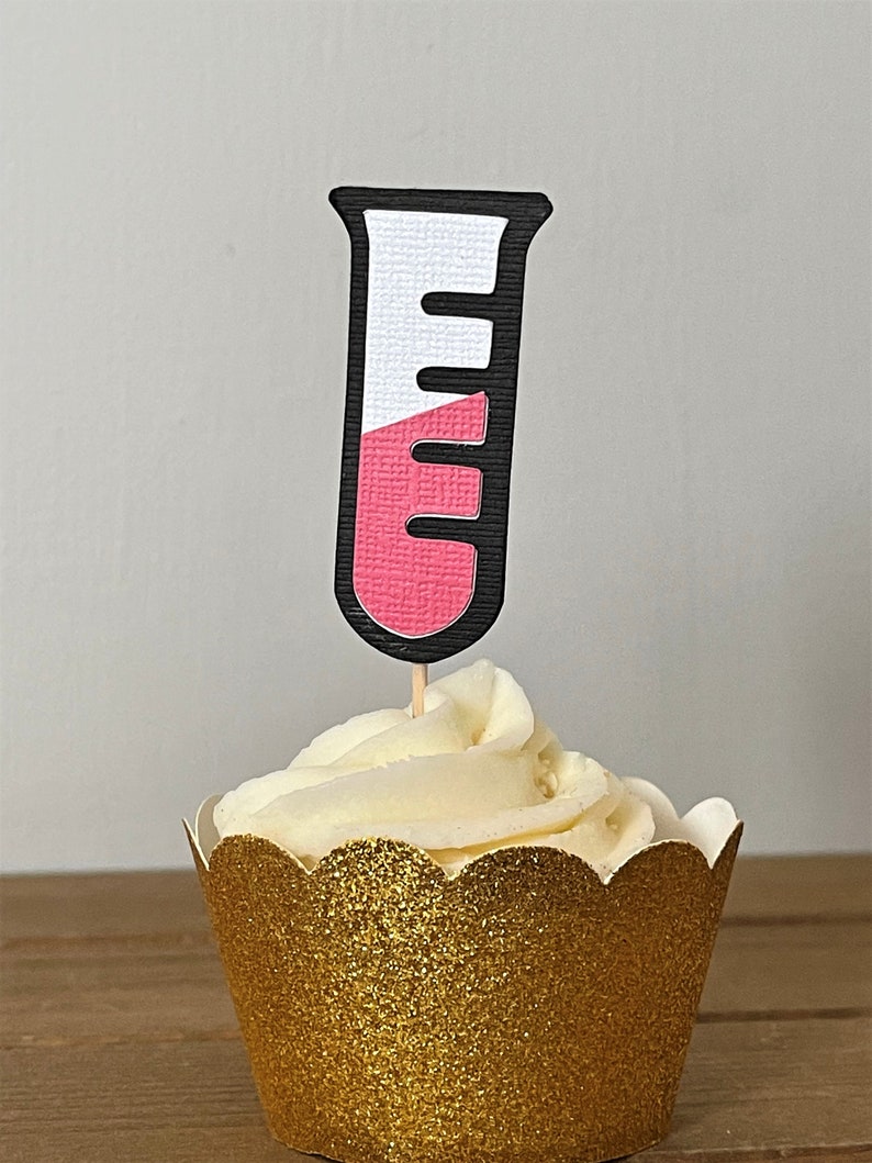 Custom Science Cupcake Toppers Science Party Science - Etsy
