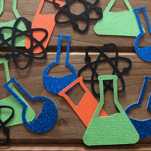 Science Confetti, Science Party, Science Birthday, Flask Confetti, Mad ...