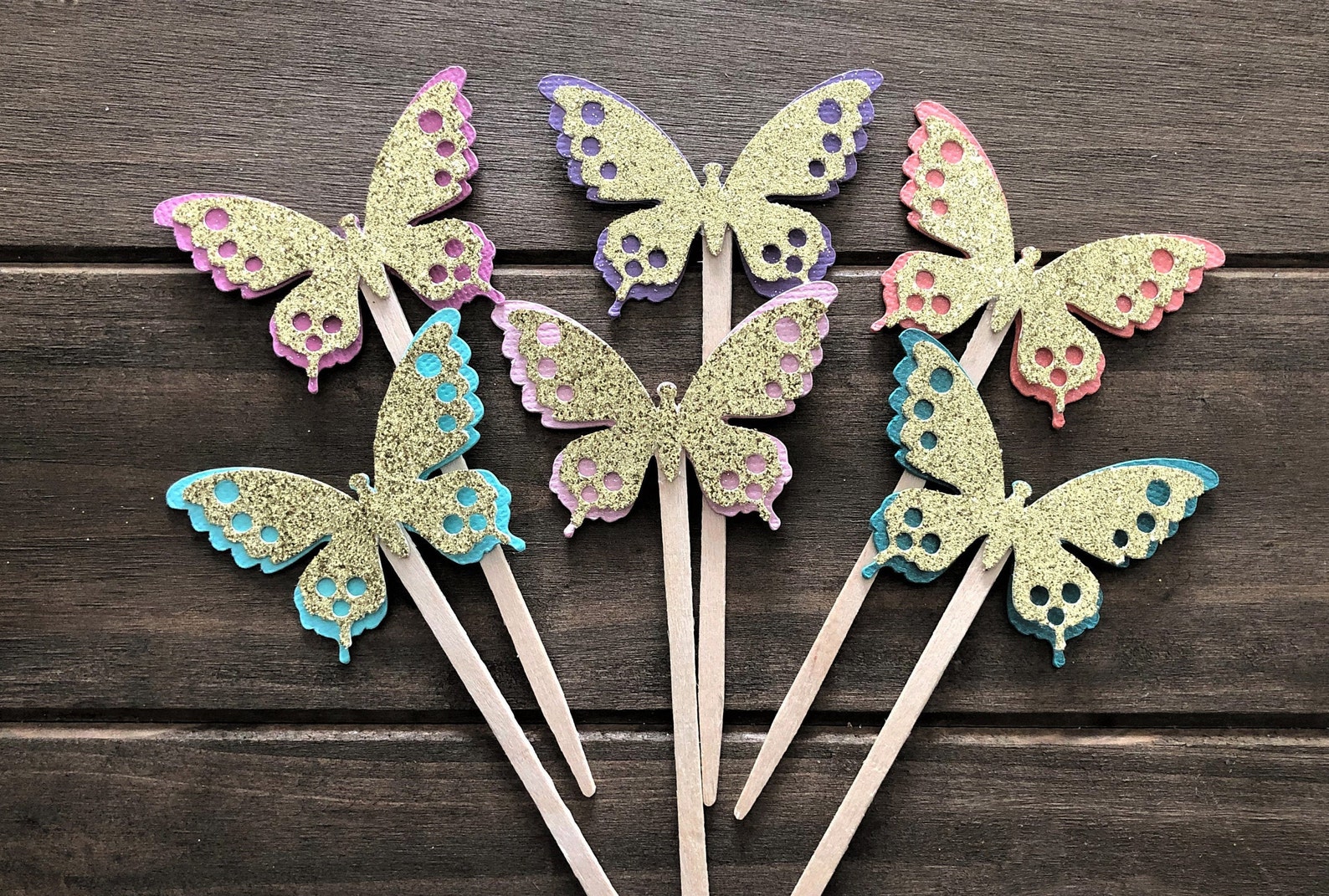 Butterfly Tag Butterfly Favor Tags Butterfly Baby Shower - Etsy
