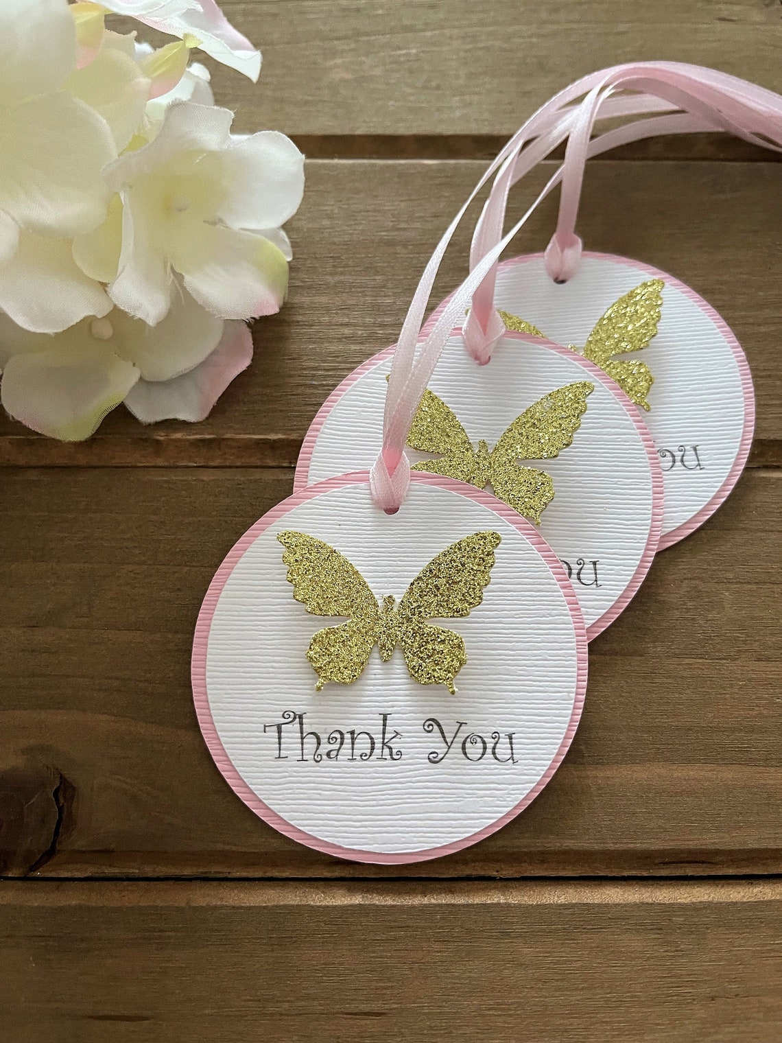 Butterfly Tag Butterfly Favor Tags Butterfly Baby Shower - Etsy