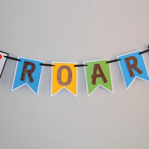 Dinosaur Banner, Dinosaur Party Decoration, T Rex Party, Dinosaur ...