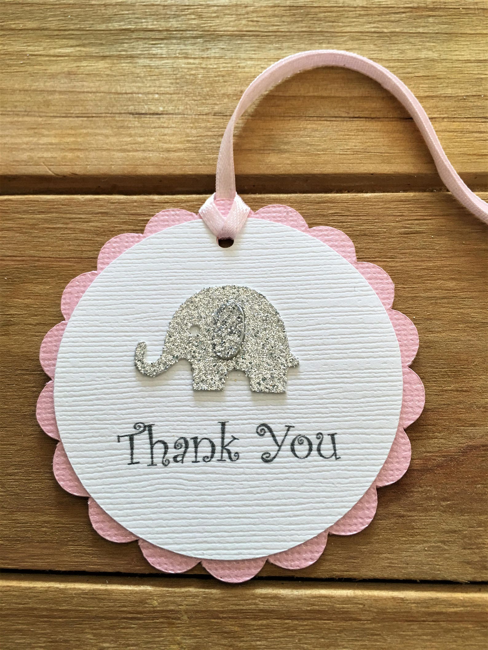 12 Elephant Tags Elephant Favor Tags Elephant Baby Shower | Etsy