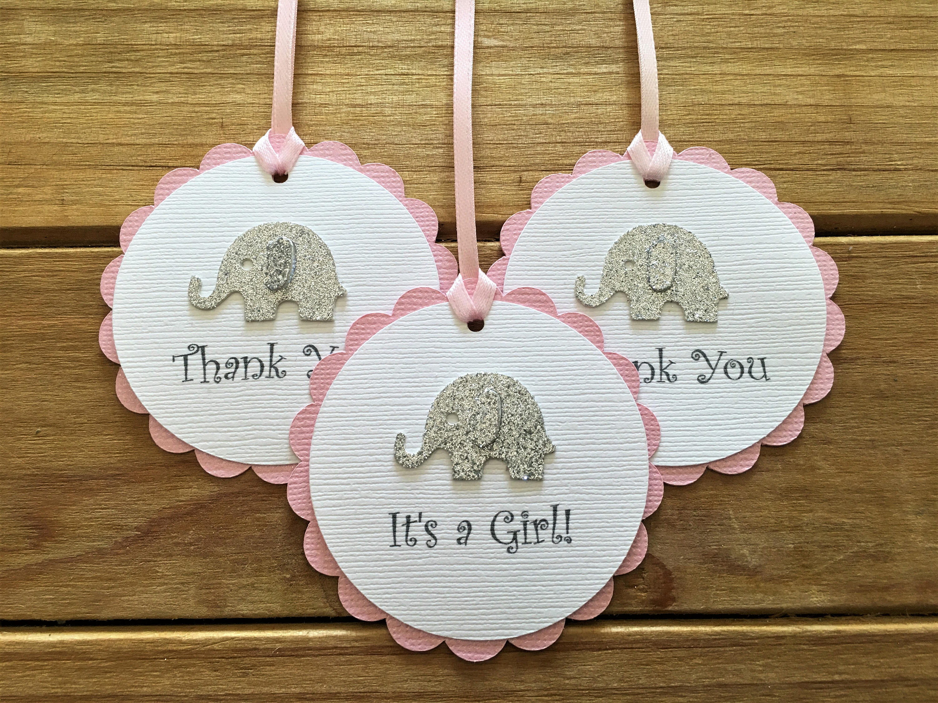 12 Elephant Tags Elephant Favor Tags Elephant Baby Shower | Etsy