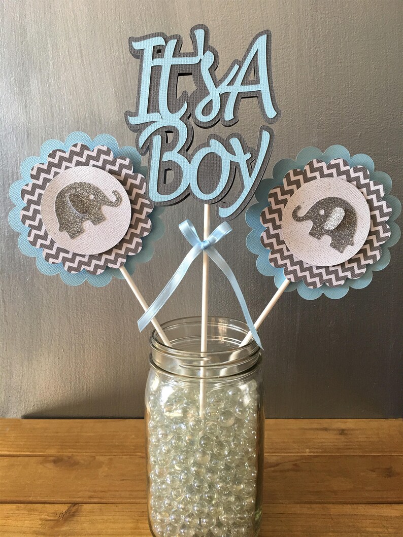 Elephant Centerpiece Elephant Cake Topper Elephant Baby | Etsy