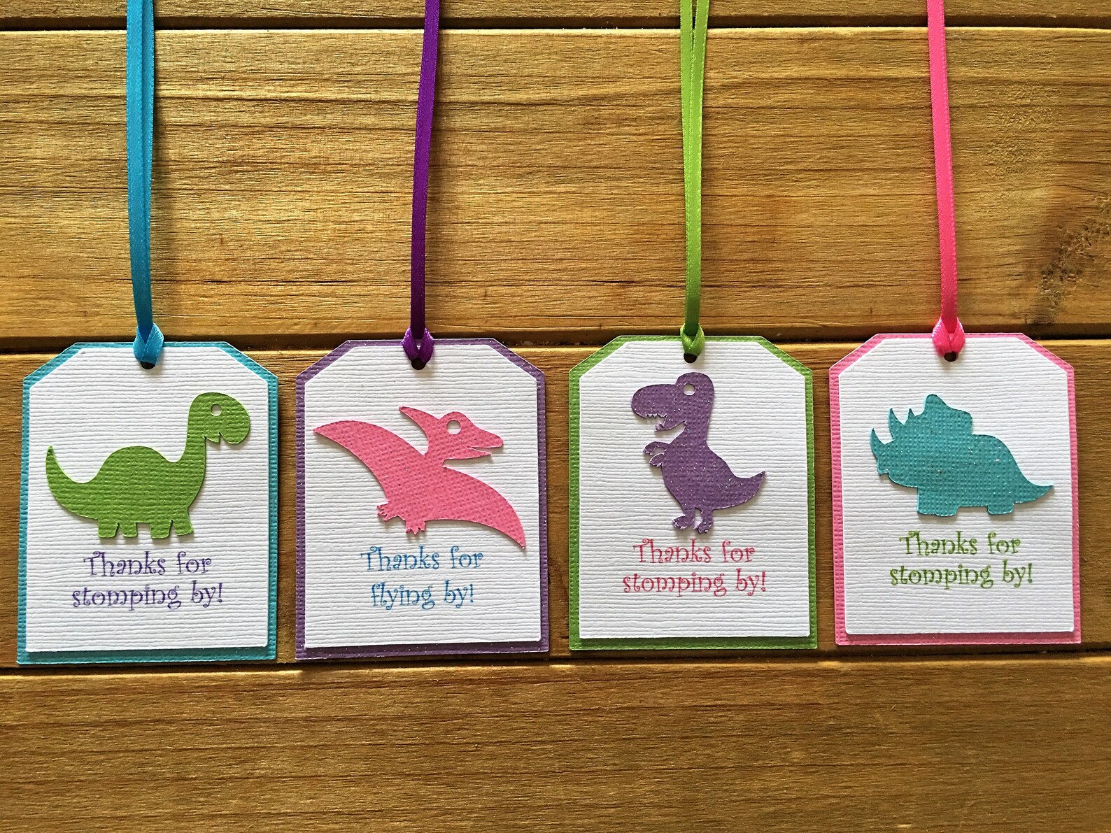 Dinosaur Tags Dinosaur Favor Tags Dinosaur Thank You Tag - Etsy