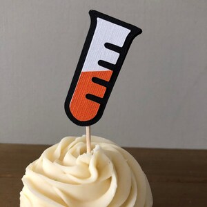 Custom Science Cupcake Toppers, Science Party, Science Birthday, Mad ...