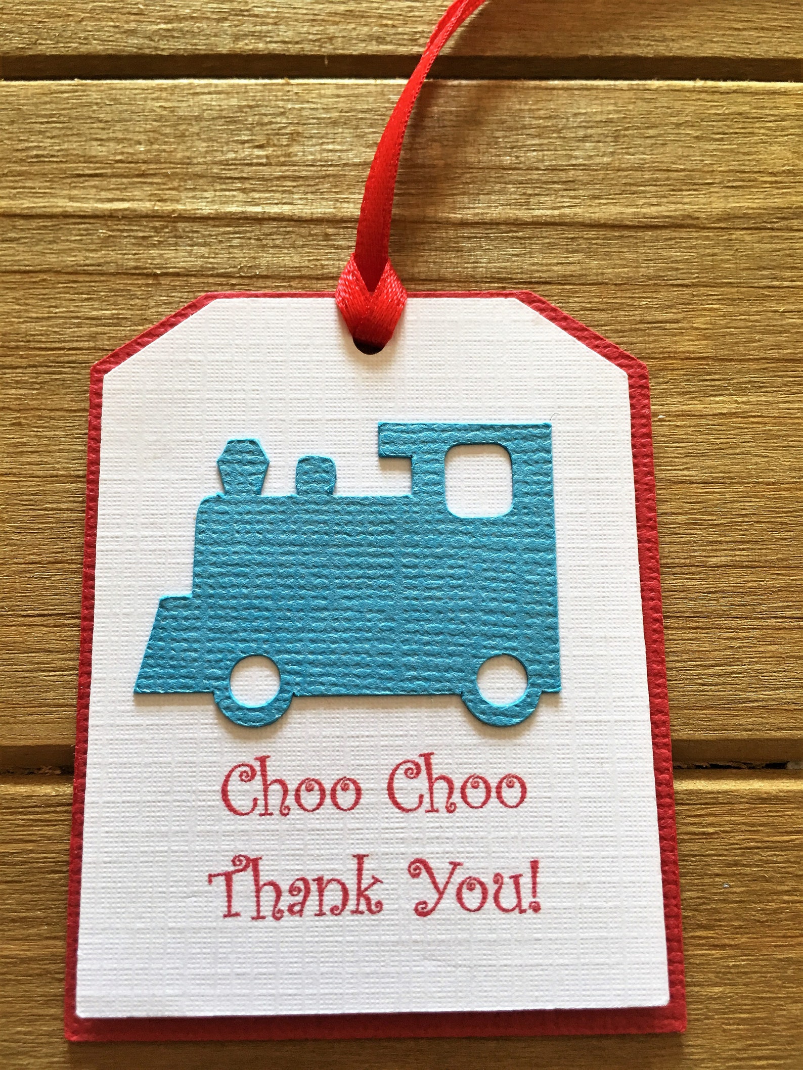 12 Train Tags Train Favor Tags Train Thank You Tag Train | Etsy
