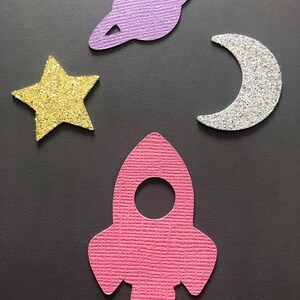 Outer Space Confetti, Space Birthday, Planet Confetti, 1st Trip Aound ...