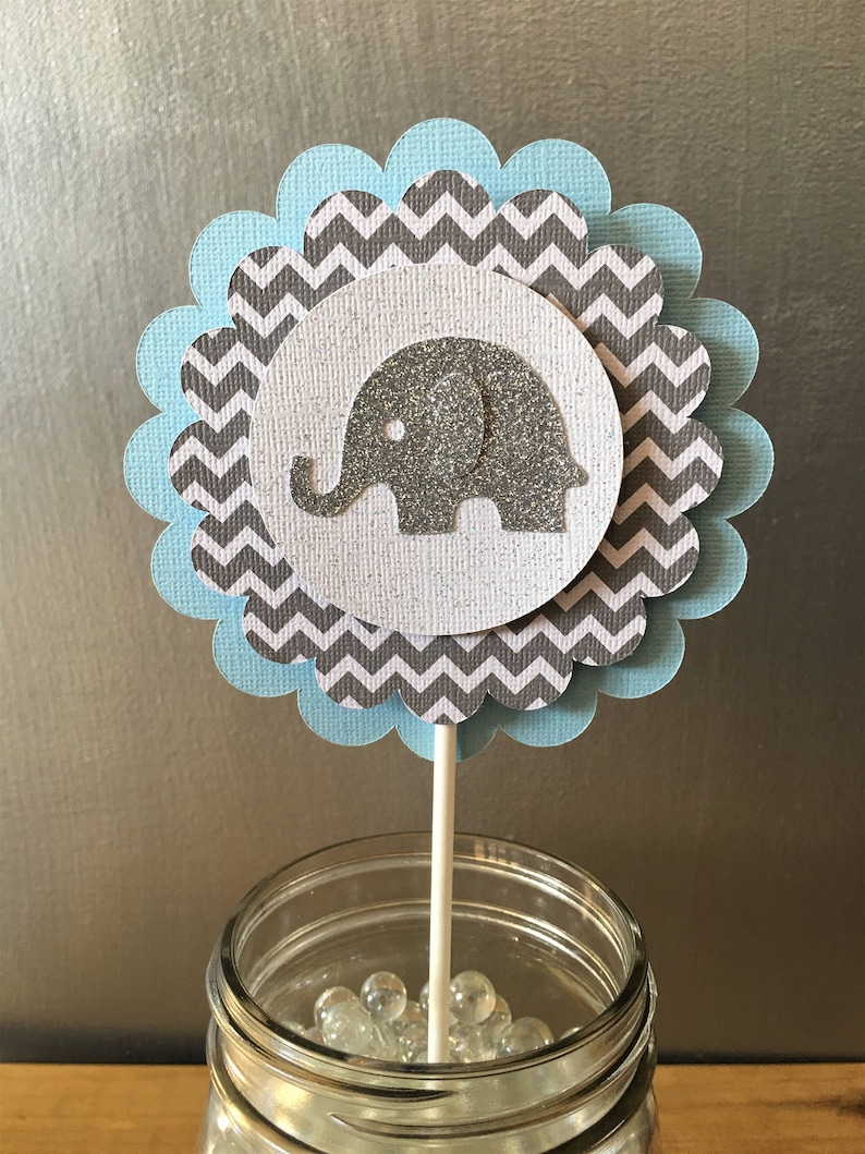 Elephant Centerpiece Elephant Cake Topper Elephant Baby | Etsy