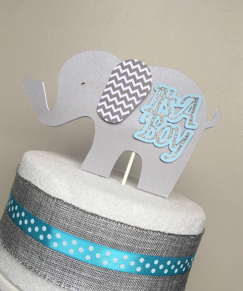 Elephant Centerpiece Elephant Cake Topper Elephant Baby | Etsy