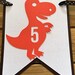 Dinosaur Banner Dinosaur Party Decoration T Rex Party - Etsy