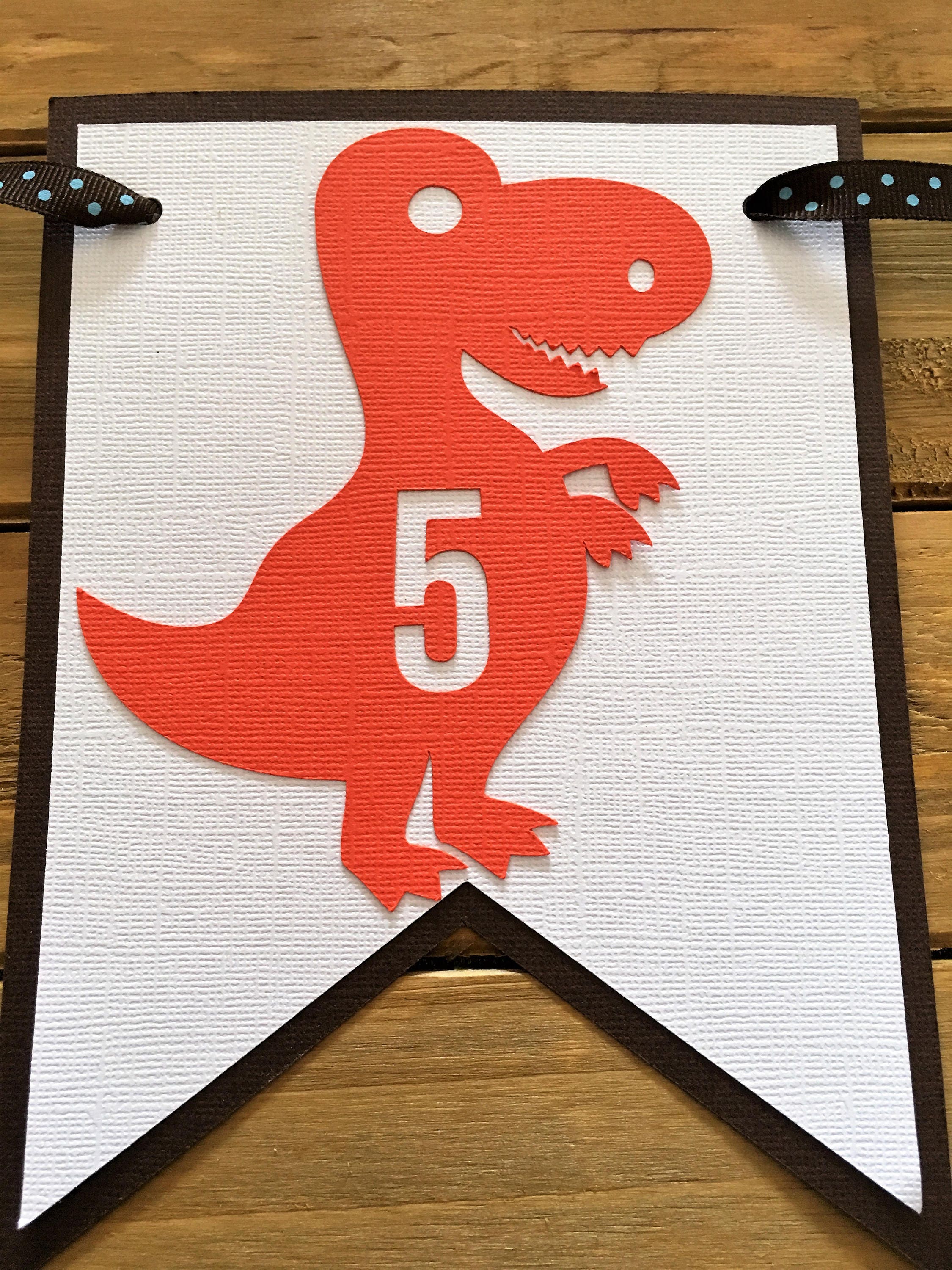 Dinosaur Banner Dinosaur Party Decoration T Rex Party - Etsy