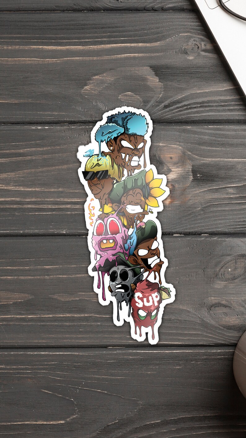 FLOWER BOY Thru the Years Sticker - Etsy