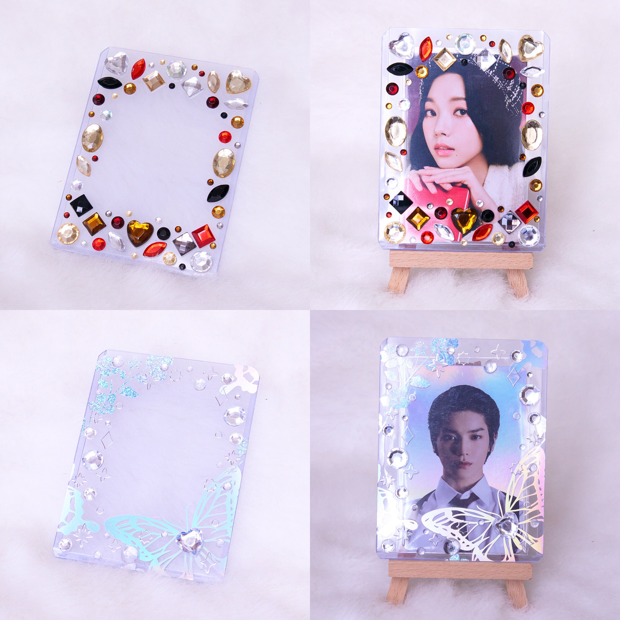 Decorated Toploader Custom Toploader Kpop Photocard Holder - Etsy