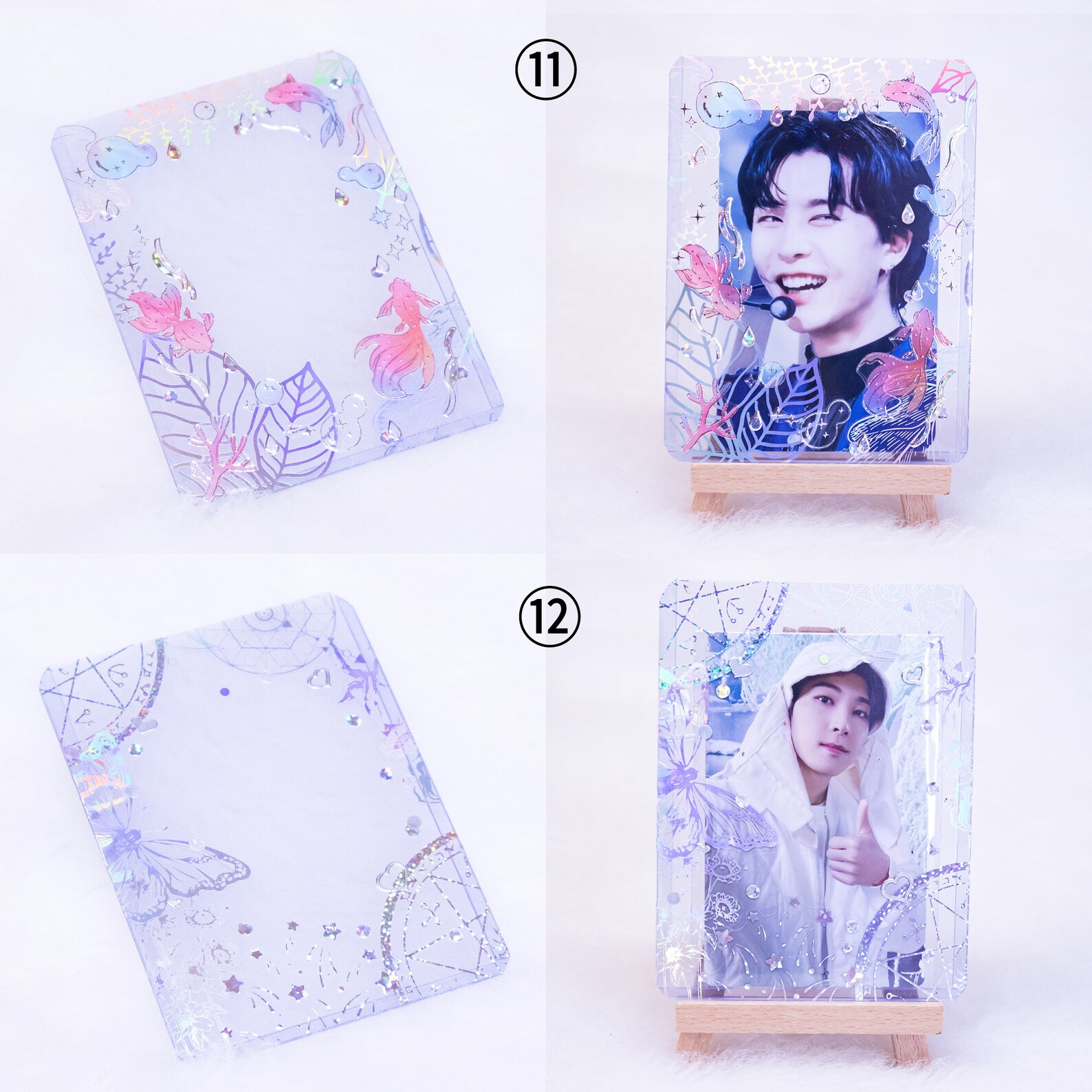 Decorated Toploader Custom Toploader Kpop Photocard Holder - Etsy