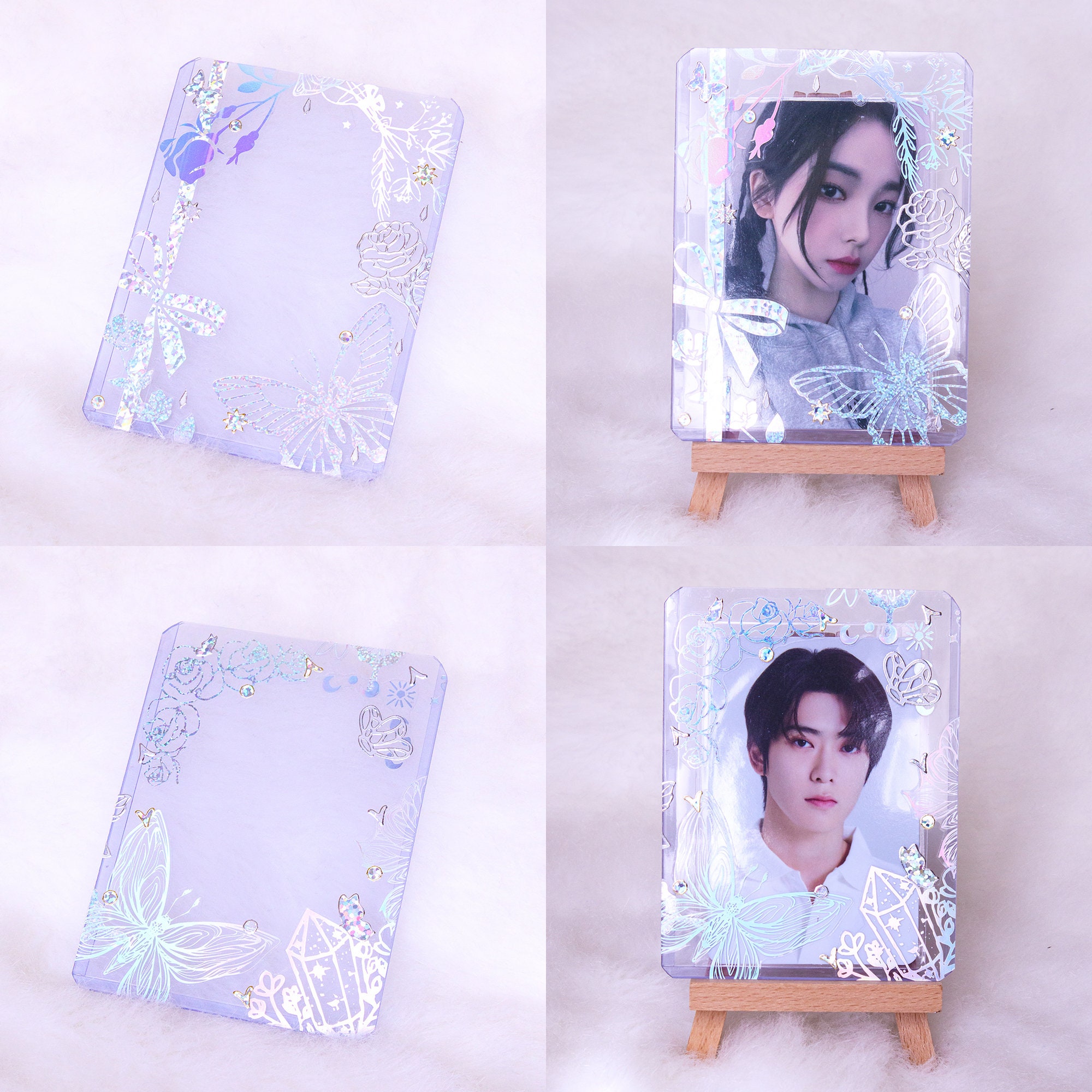 Decorated Toploader Custom Toploader Kpop Photocard Holder - Etsy