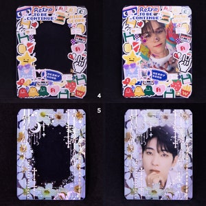 Decorated Toploader Custom Toploader Kpop Photocard Holder - Etsy