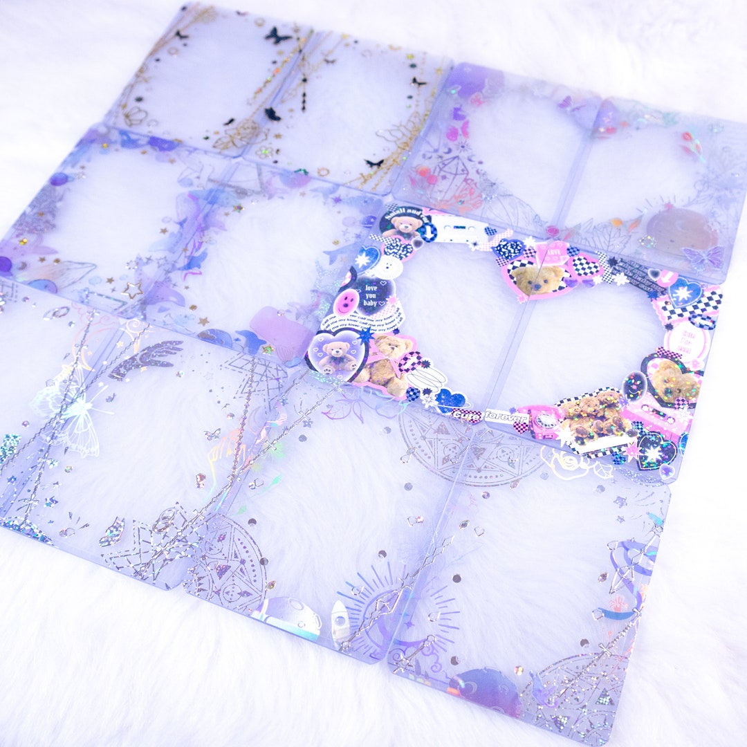 Decorated Toploader Couple connected Toploader Photocard - Etsy