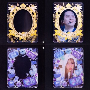 Decorated Toploader Custom Toploader Kpop Photocard Holder - Etsy