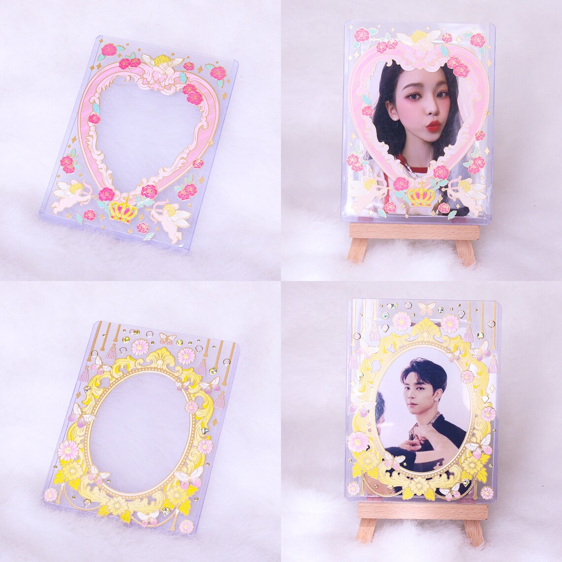 Decorated Toploader Custom Toploader Kpop Photocard Holder - Etsy