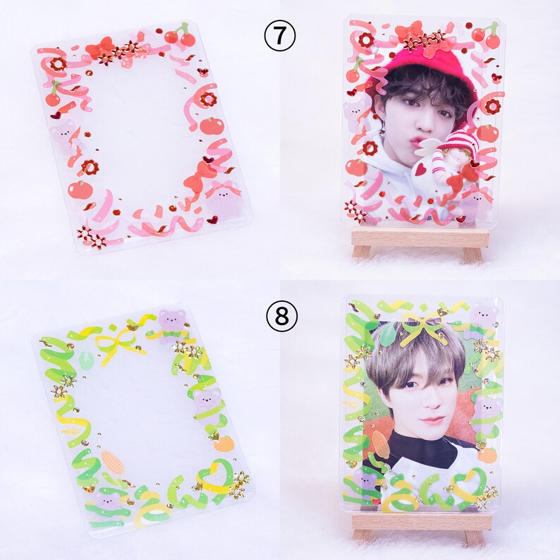 Decorated Toploader Custom Toploader Kpop Photocard Holder - Etsy