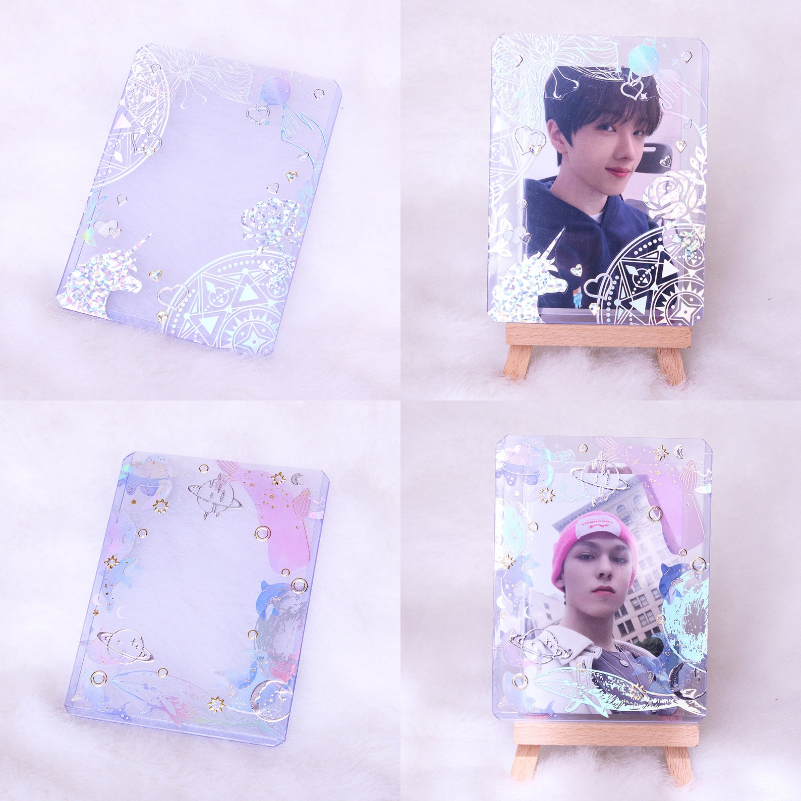 Decorated Toploader Custom Toploader Kpop Photocard Holder - Etsy