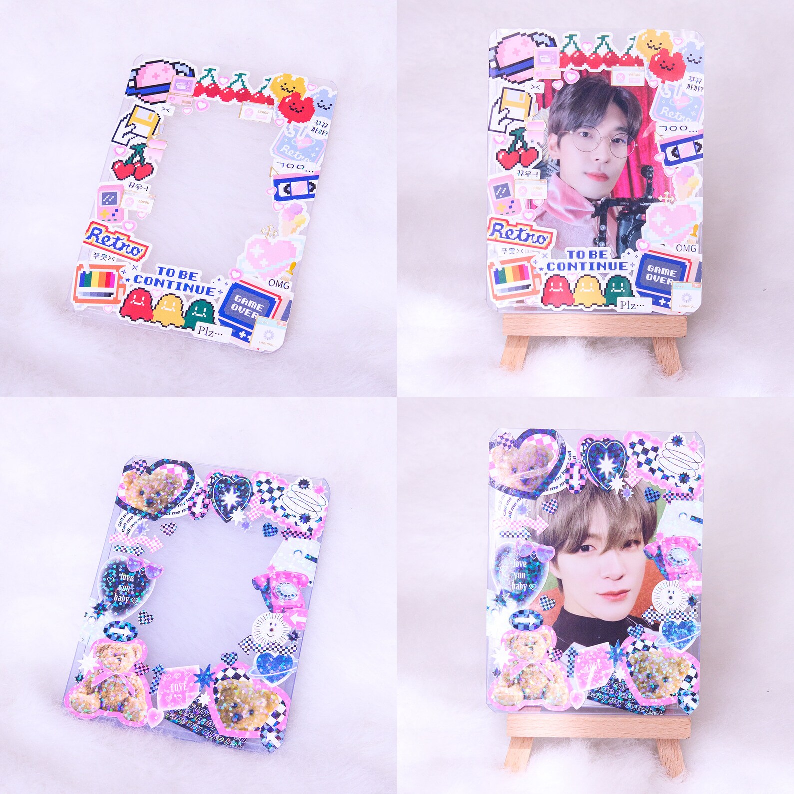 Decorated Toploader Custom Toploader Kpop Photocard Holder - Etsy