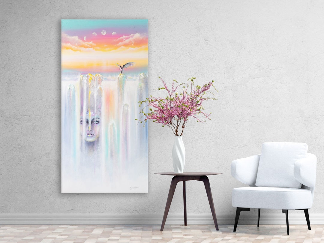 ORIGINAL VISIONARY PAINTING "new Dawn" | Acrylic Painting | Spiritual ...