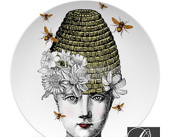 Bee Dinner Plate | Etsy