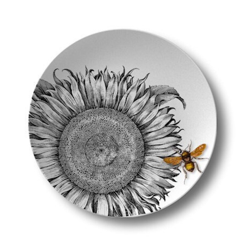 Sunflower Plate - Etsy