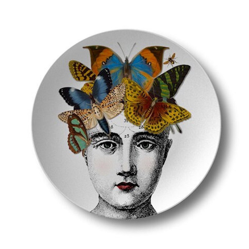 Quirky Dinner Plates Set - Etsy