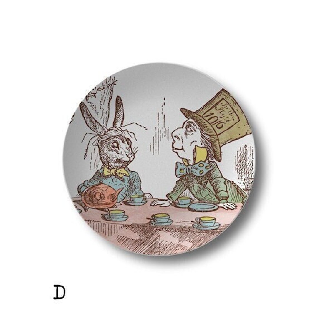 Alice in Wonderland Dinner Plates, Tea Party Dinnerware, Queen of ...