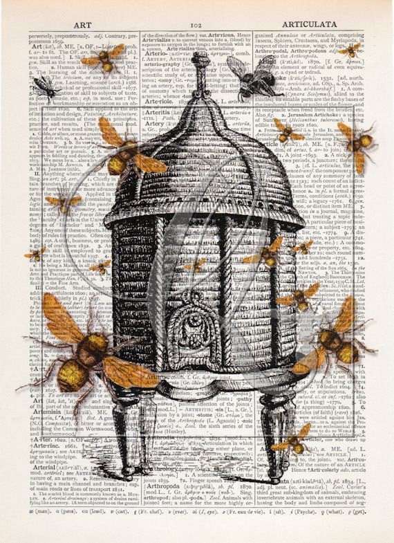 Bee Art Printbeehive Printbee Artworkhoneybee | Etsy