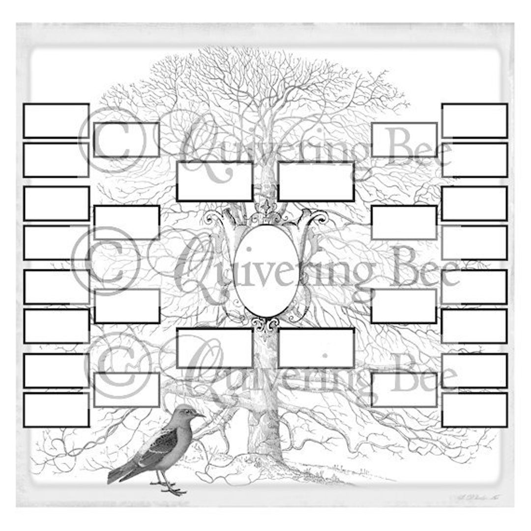 Family Tree Printablesdigital Downloadfamily Photo Album12 - Etsy