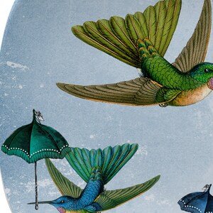 Hummingbird Serving Platter, Decorative Serving Tray, Appetizer Plate ...