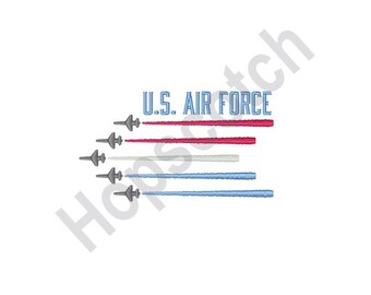 Air force embroidery | Etsy