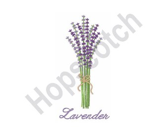 Lavender embroidery | Etsy