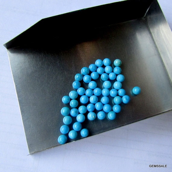 10 Pieces 2.5mm Turquoise Round Balls Gemstone Sleeping - Etsy