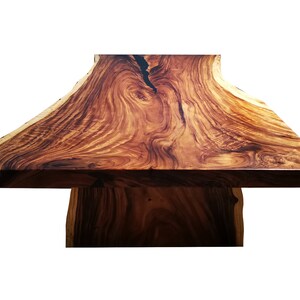 Rustic Banquet, Acacia Dining Table, Wood Dining Table, Live Edge Table ...