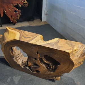 Acacia Wood Console Table | *in Stock* Natural Wood Console Table ...