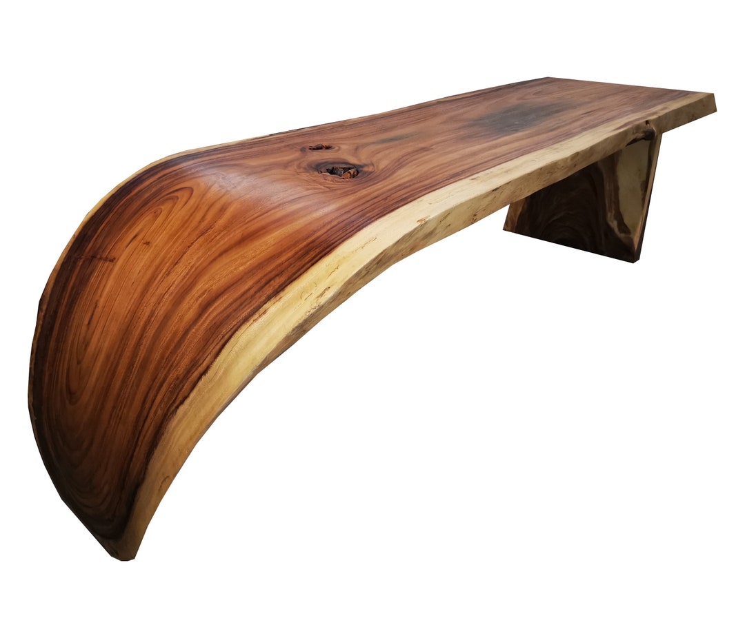 Curved Shape Acacia Wood Table 10 Ft X 40" - Etsy