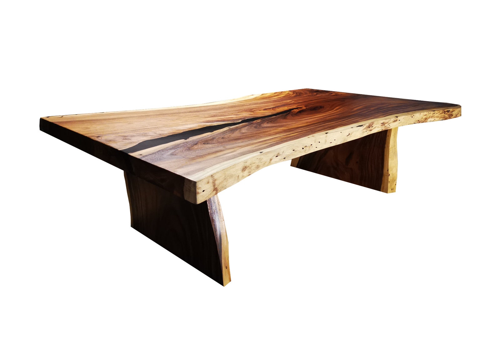 Rustic Banquet Acacia Dining Table Wood Dining Table Live - Etsy